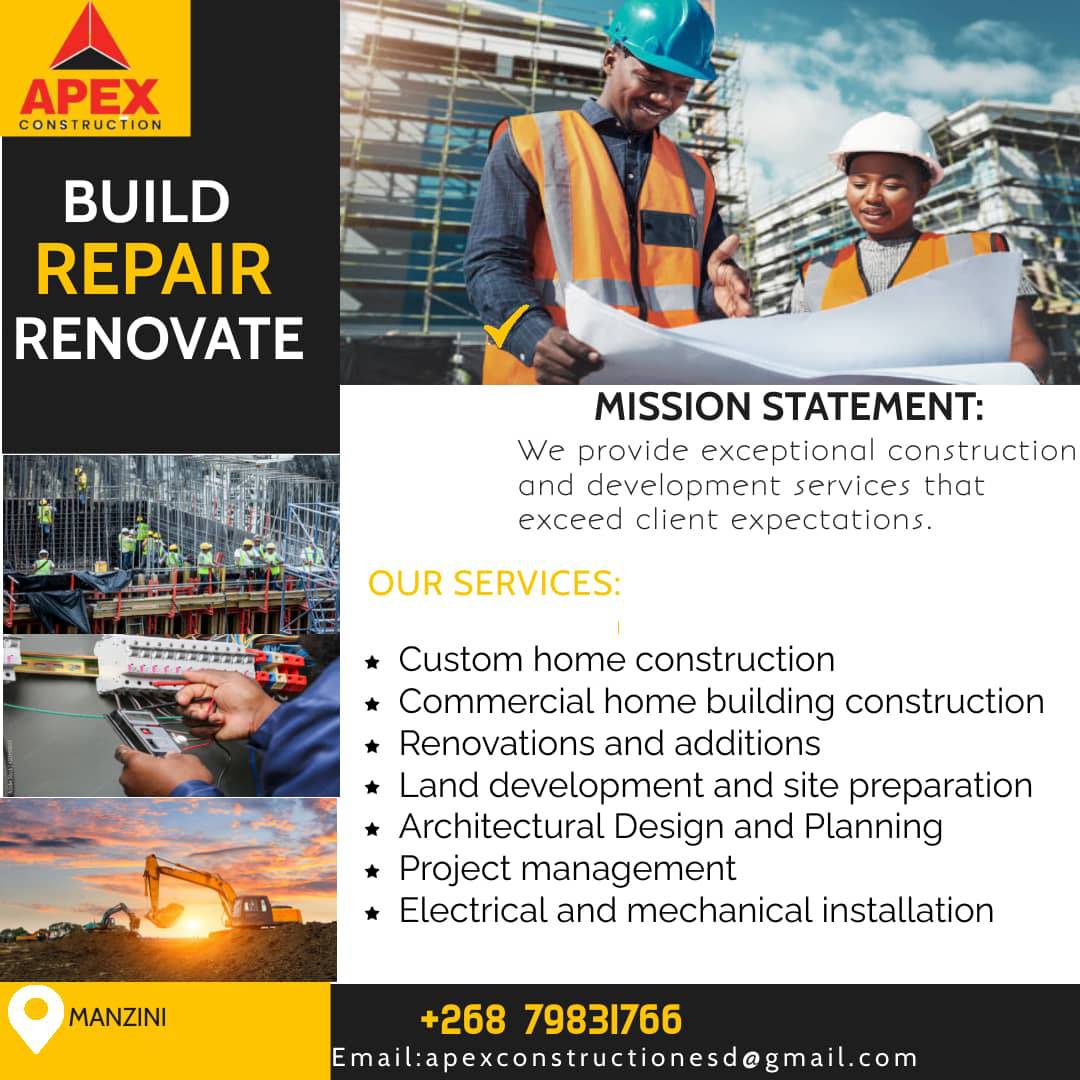 Apex Construction- Manzini, Eswatini